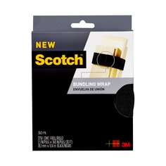 Scotch™ Bundling Wrap RF3750, 1.5 in x 30 ft (38,1 mm x 9,1 m) Black – General Rubber & Plastics