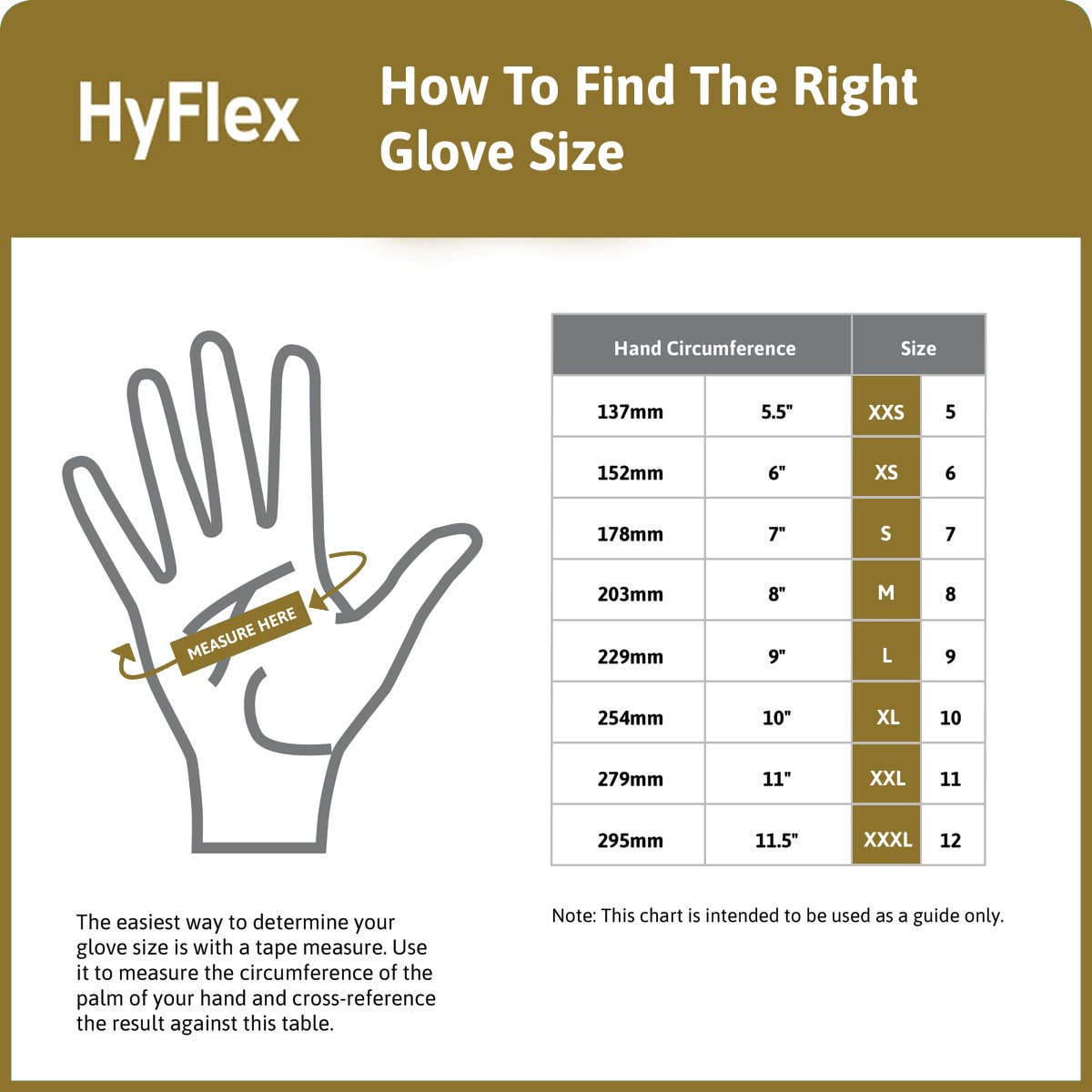 HyFlex 11-920 High Durable Liquid Repellent Gloves – General Rubber ...