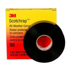 3M™ Scotchrap™ Vinyl Corrosion Protection Tape 50, 1 in x 100 ft, Unpr ...
