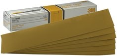 3M™ Hookit™ Gold Sheet, 02473, P120, 2-3/4 in x 16 in, 50 sheets per c ...