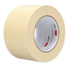 3M™ Masking Tape 2307, Tan, 96 mm x 55 m, 5.2 mil, 8 Roll/Case ...
