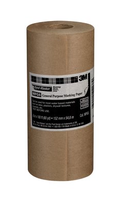 3M™ Hand-Masker™ General Purpose Masking Paper MPG6, 6 in x 60 yd ...