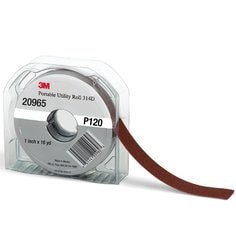 3M™ Portable Utility Cloth Roll 314D, P80 J-weight, 1 in x 12 yd, 5 ea ...