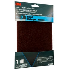 3M™ Paint and Body Scuff Pad, 03193, 6 in x 9 in, 20 per case – General ...