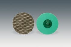 3M™ Roloc™ Flexible Diamond Disc 6234J, M250, TR, Green, 3 in, Die R30 ...