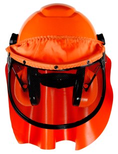 3M™ LumberJack™ Hard Hat System H-706RFK-UV, 4-Point Ratchet Suspensio ...