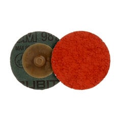 3M™ Cubitron™ II Roloc™ Fibre Disc 987C, 36+, TR, 2 in, Die R200P, 50 ...