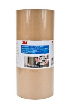 3M™ All Weather Flashing Tape 8067, Tan, 12 in x 75 ft, 4 rolls per ca ...