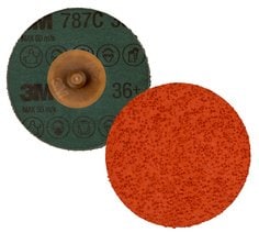 3M™ Roloc™ Fibre Disc 787C, 36+, TR, 4 in, Die R400BB, 25/Carton, 100 ...