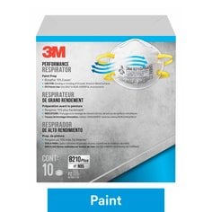 3M™ Performance Disposable Paint Prep Respirator N95 Particulate, 8210 ...
