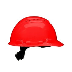 3M™ SecureFit™ Hard Hat H-705SFV-UV, Red, Vented, 4-Point Pressure Dif ...