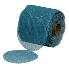 3M™ Blue Net Disc Roll 36450, 120, 3 in, 100 Discs/Roll, 8 Rolls/Case ...