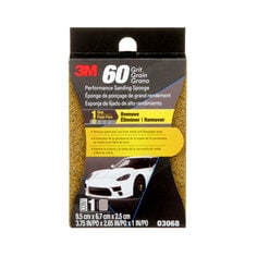 3M™ Performance Sanding Sponge 03068, 60 Grit, 12/Case – General Rubber ...