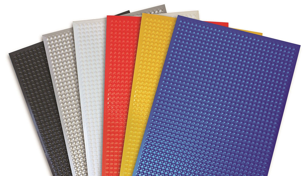 Ergomat Infinity Bubble Silver – General Rubber & Plastics